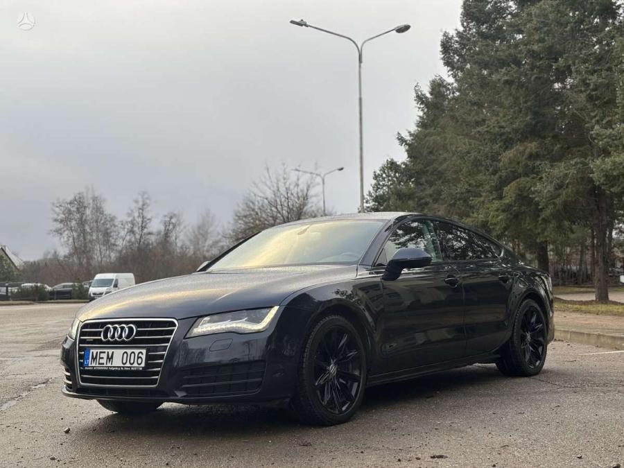 Zils Audi A7 Sportback 2013 Utena, ar dzinēja tilpumu 2.97 L un nobraukumu 237 tūkst. km par 12999 €, foto 1 vietnē AUTOMOTO.COM.LV