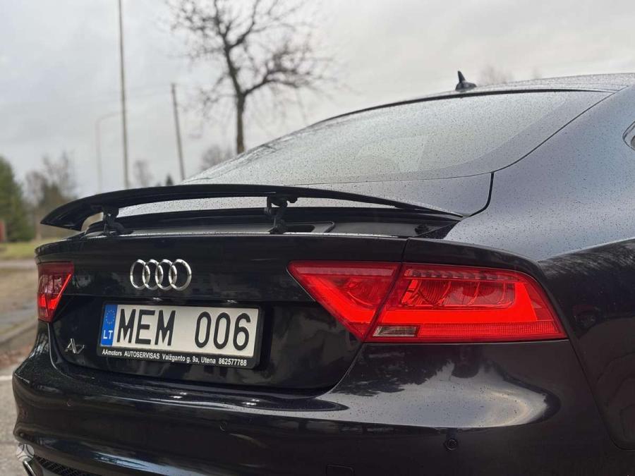 Zils Audi A7 Sportback 2013 Utena, ar dzinēja tilpumu 2.97 L un nobraukumu 237 tūkst. km par 12999 €, foto 7 vietnē AUTOMOTO.COM.LV