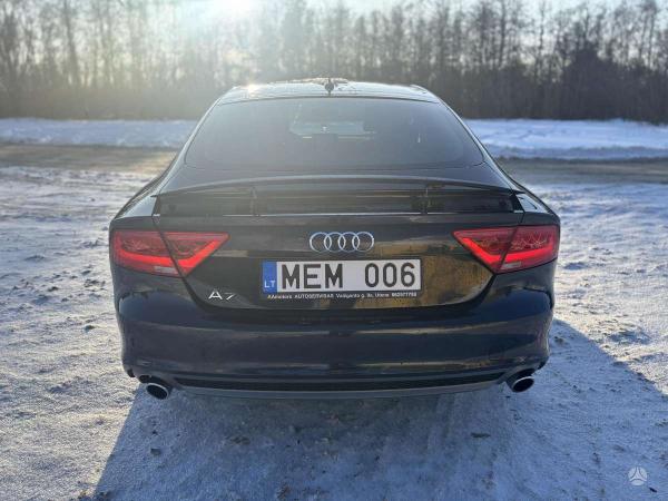 Zils Audi A7 Sportback 2013 Utena, ar dzinēja tilpumu 2.97 L un nobraukumu 237 tūkst. km par 12699 €, foto 5 vietnē AUTOMOTO.COM.LV