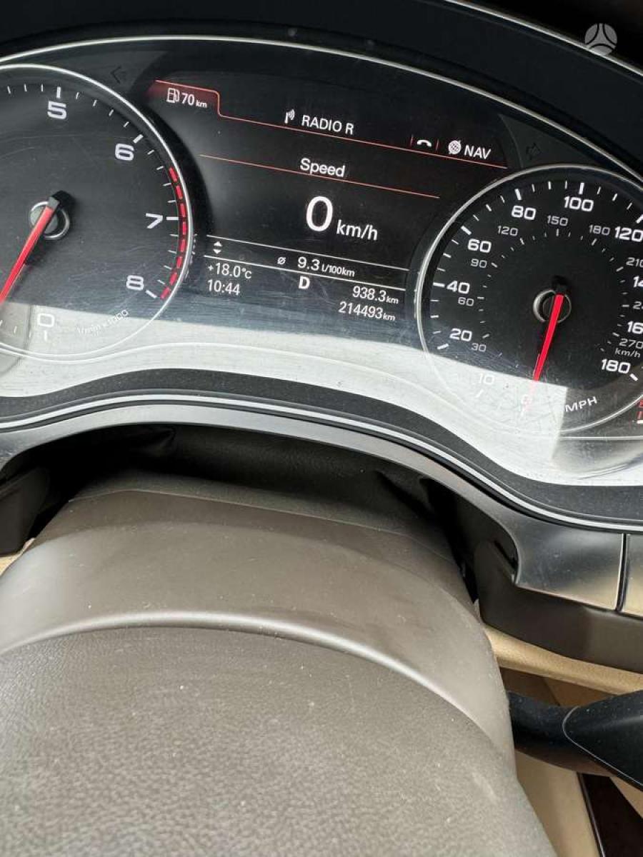 Zils Audi A7 Sportback 2014 Klaipėda, ar dzinēja tilpumu 3.00 L un nobraukumu 214 tūkst. km par 7700 €, foto 15 vietnē AUTOMOTO.COM.LV