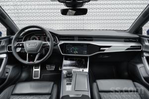 Blue Audi A7 Sportback 2023 in Riga, with an engine capacity of 3.00 L and mileage of 20 thousand km for 65050 €, photo 8 on AUTOMOTO.COM.LV