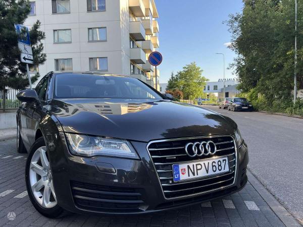 Brown Audi A7 Sportback 2011 in Vilnius, with an engine capacity of 3.00 L and mileage of 400 thousand km for 8600 €, photo 6 on AUTOMOTO.COM.LV