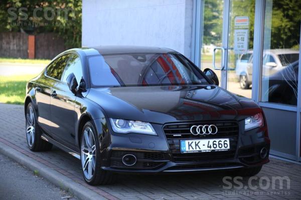 Brown Audi A7 Sportback 2012 in Riga, with an engine capacity of 3.00 L and mileage of 226 thousand km for 12995 €, photo 4 on AUTOMOTO.COM.LV