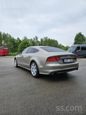 Brown Audi A7 Sportback 2011 in Valmiera, with an engine capacity of 3.00 L and mileage of 189 thousand km for 11500 €, photo 3 on AUTOMOTO.COM.LV