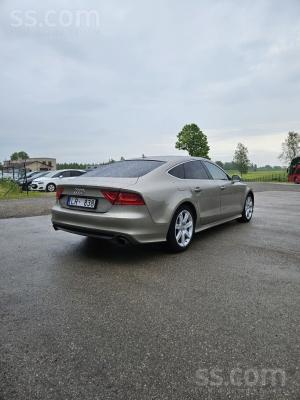 Brown Audi A7 Sportback 2011 in Valmiera, with an engine capacity of 3.00 L and mileage of 189 thousand km for 11500 €, photo 4 on AUTOMOTO.COM.LV