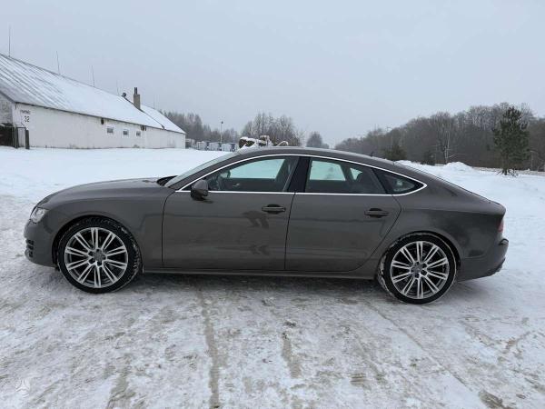Brown Audi A7 Sportback 2011 in Taurage, with an engine capacity of 2.97 L and mileage of 375 thousand km for 9900 €, photo 4 on AUTOMOTO.COM.LV