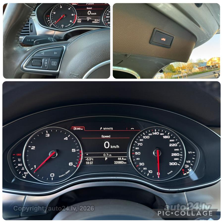 Brown Audi A7 Sportback 2011 in Tallinn, with an engine capacity of 3.00 L and mileage of 320 thousand km for 8500 €, photo 14 on AUTOMOTO.COM.LV
