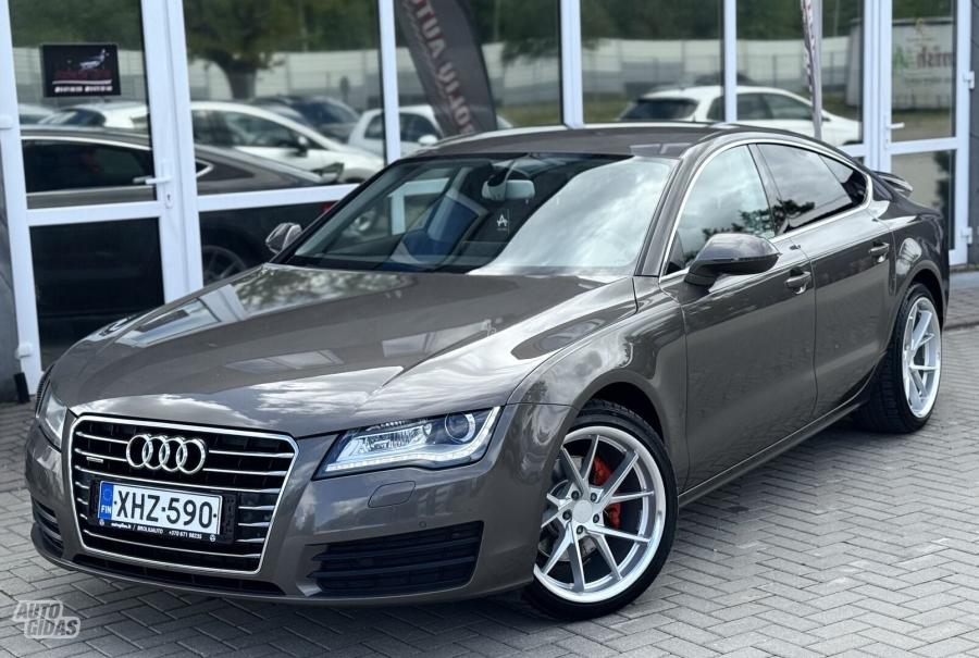 Brown Audi A7 Sportback 2011 in Radviliskis, with an engine capacity of 3.00 L and mileage of 270 thousand km for 11750 €, photo 1 on AUTOMOTO.COM.LV