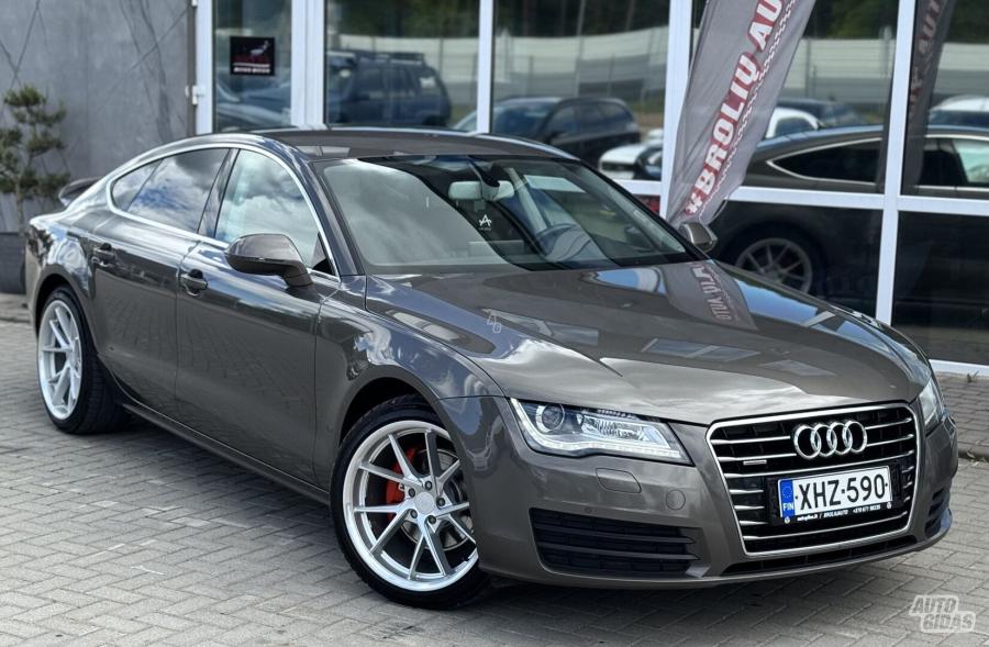 Brown Audi A7 Sportback 2011 in Radviliskis, with an engine capacity of 3.00 L and mileage of 270 thousand km for 11750 €, photo 3 on AUTOMOTO.COM.LV