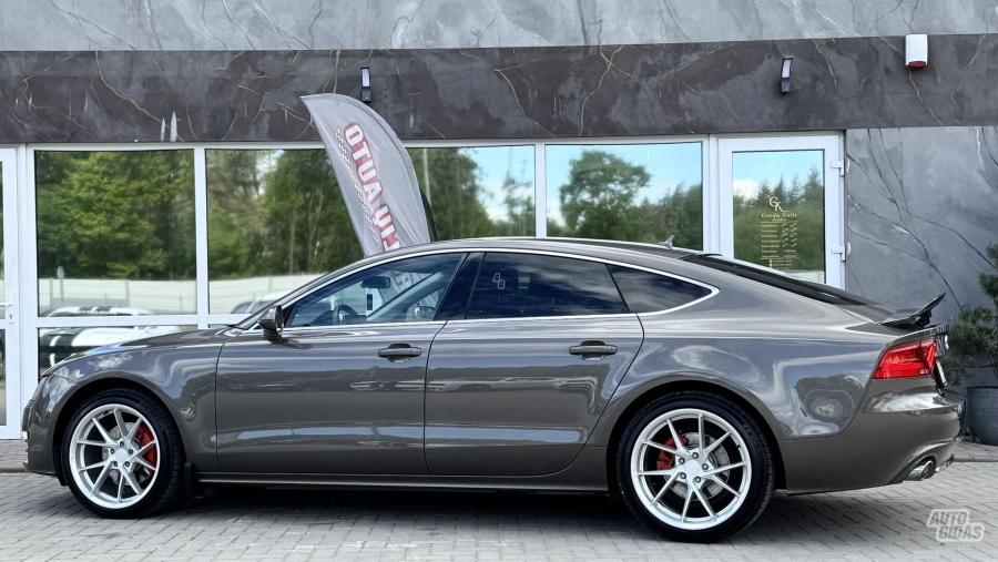 Brown Audi A7 Sportback 2011 in Radviliskis, with an engine capacity of 3.00 L and mileage of 270 thousand km for 11750 €, photo 10 on AUTOMOTO.COM.LV