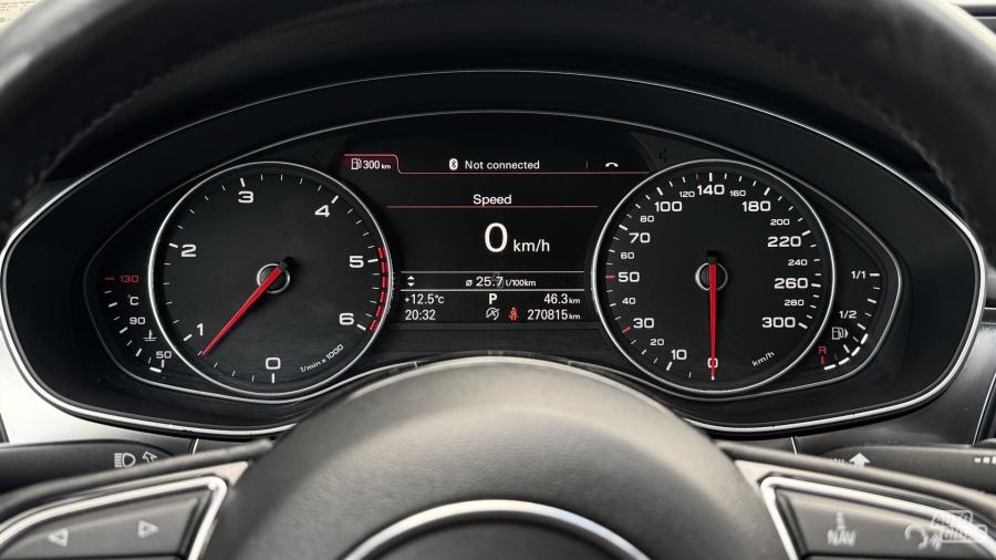 Brown Audi A7 Sportback 2011 in Radviliskis, with an engine capacity of 3.00 L and mileage of 270 thousand km for 11750 €, photo 24 on AUTOMOTO.COM.LV