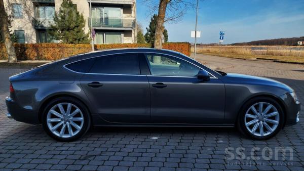 Brown Audi A7 Sportback 2011 in Riga, with an engine capacity of 3.00 L and mileage of 319 thousand km for 10450 €, photo 9 on AUTOMOTO.COM.LV