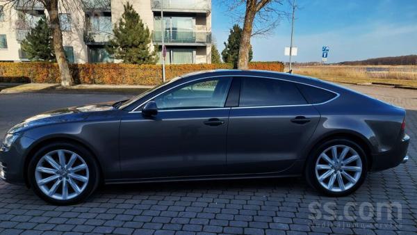 Brown Audi A7 Sportback 2011 in Riga, with an engine capacity of 3.00 L and mileage of 319 thousand km for 10450 €, photo 10 on AUTOMOTO.COM.LV