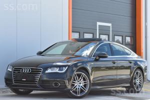 Brown Audi A7 Sportback 2011 in Riga, with an engine capacity of 3.00 L and mileage of 337 thousand km for 13750 €, photo  on AUTOMOTO.COM.LV