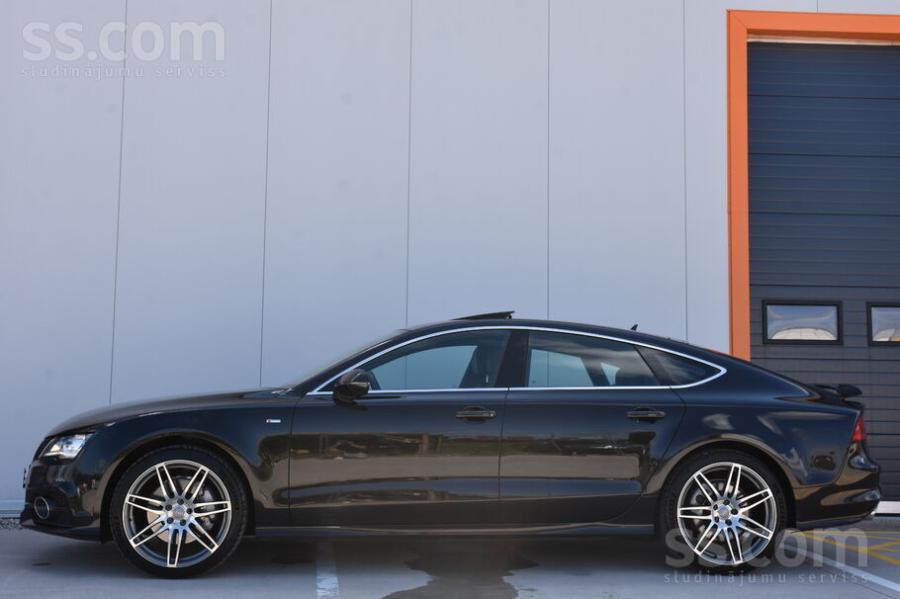Brown Audi A7 Sportback 2011 in Riga, with an engine capacity of 3.00 L and mileage of 337 thousand km for 13750 €, photo 3 on AUTOMOTO.COM.LV