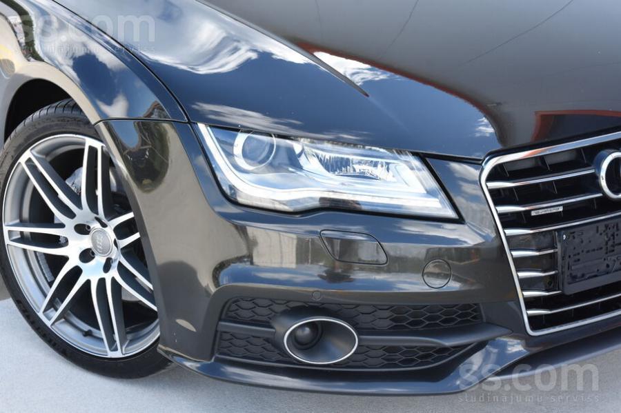 Brown Audi A7 Sportback 2011 in Riga, with an engine capacity of 3.00 L and mileage of 337 thousand km for 13750 €, photo 21 on AUTOMOTO.COM.LV