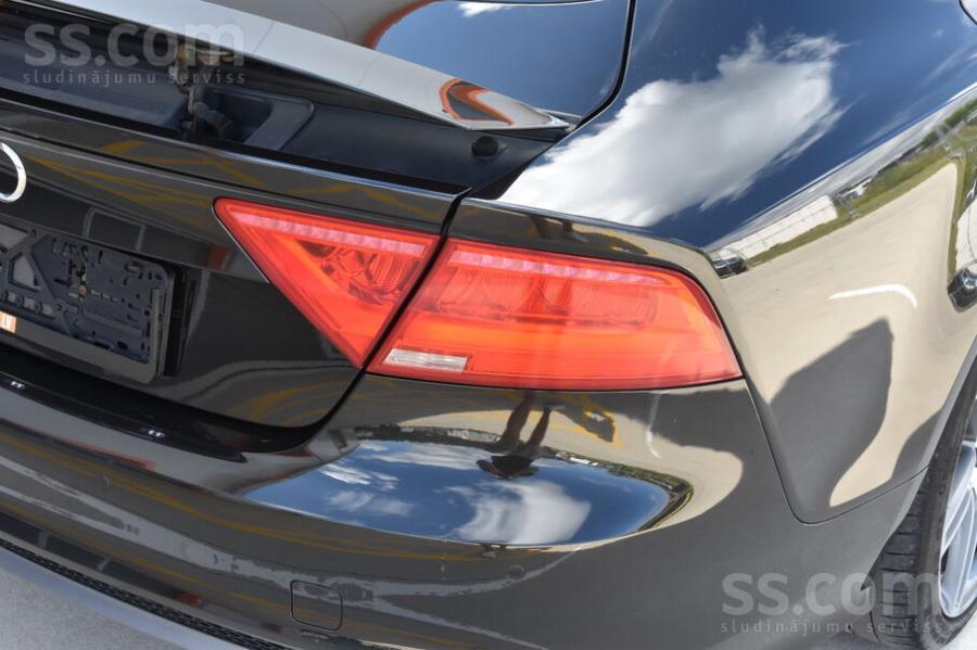 Brown Audi A7 Sportback 2011 in Riga, with an engine capacity of 3.00 L and mileage of 337 thousand km for 13750 €, photo 22 on AUTOMOTO.COM.LV