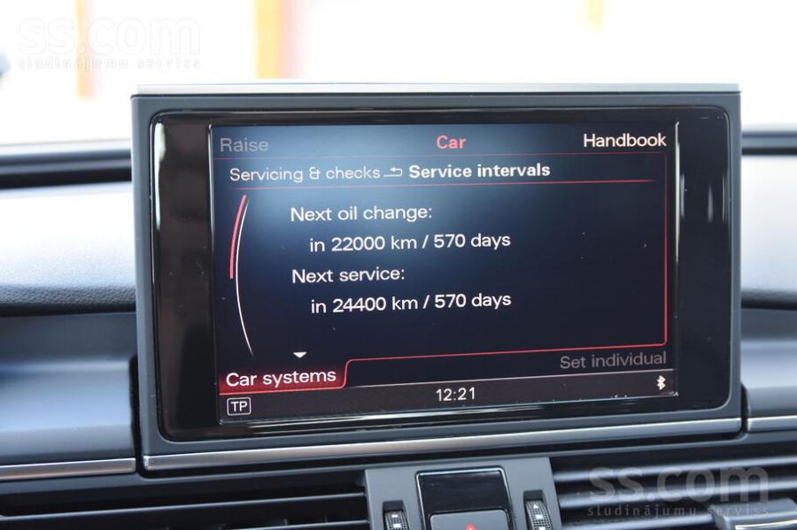 Brown Audi A7 Sportback 2011 in Riga, with an engine capacity of 3.00 L and mileage of 337 thousand km for 13750 €, photo 31 on AUTOMOTO.COM.LV