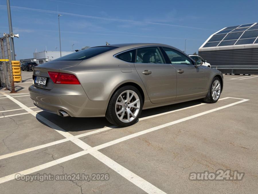 Brown Audi A7 Sportback 2011 in Tallinn, with an engine capacity of 3.00 L and mileage of 286 thousand km for 12300 €, photo 5 on AUTOMOTO.COM.LV