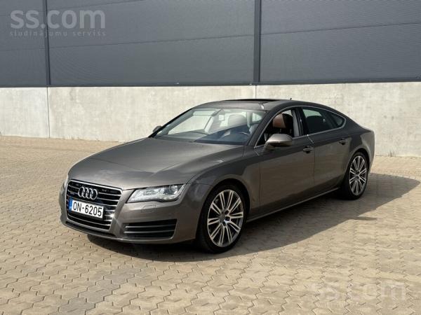 Brown Audi A7 Sportback 2011 in Riga, with an engine capacity of 3.00 L and mileage of 278 thousand km for 11900 €, photo 1 on AUTOMOTO.COM.LV