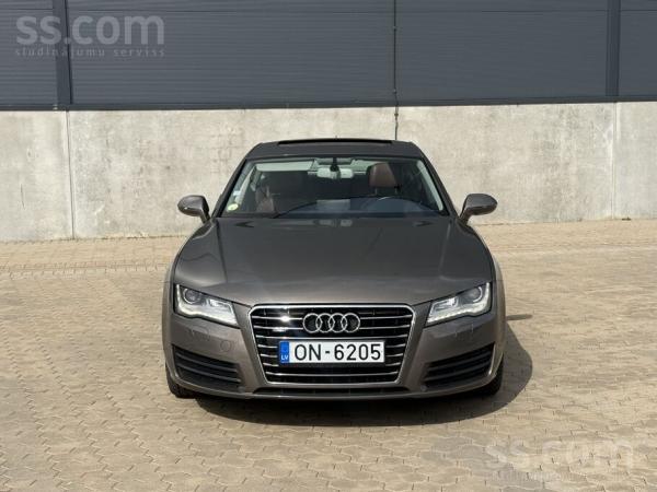 Brown Audi A7 Sportback 2011 in Riga, with an engine capacity of 3.00 L and mileage of 278 thousand km for 11900 €, photo 2 on AUTOMOTO.COM.LV