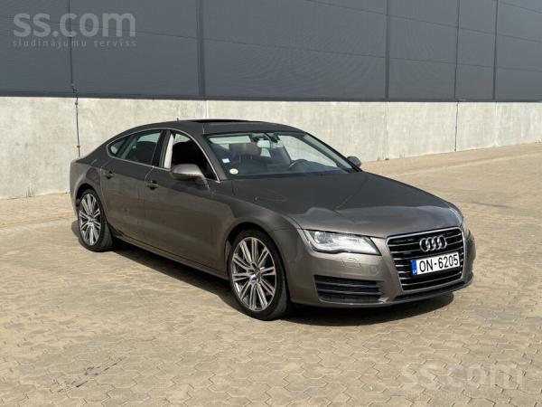 Brown Audi A7 Sportback 2011 in Riga, with an engine capacity of 3.00 L and mileage of 278 thousand km for 11900 €, photo 3 on AUTOMOTO.COM.LV