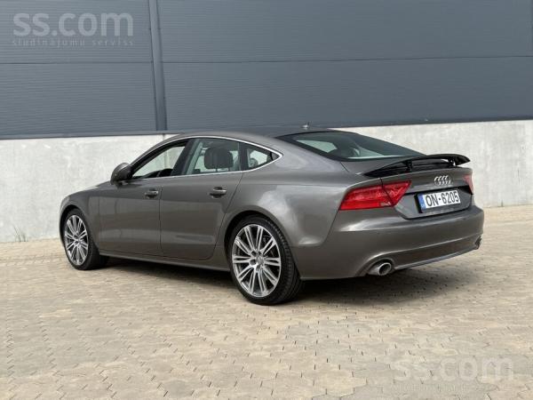 Brown Audi A7 Sportback 2011 in Riga, with an engine capacity of 3.00 L and mileage of 278 thousand km for 11900 €, photo 4 on AUTOMOTO.COM.LV