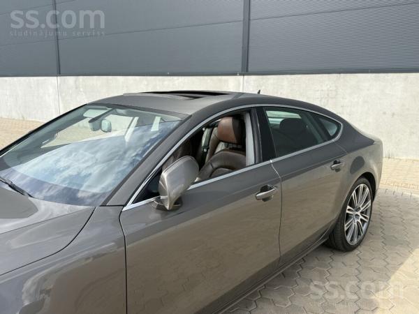 Brown Audi A7 Sportback 2011 in Riga, with an engine capacity of 3.00 L and mileage of 278 thousand km for 11900 €, photo 8 on AUTOMOTO.COM.LV
