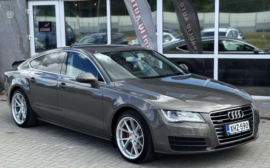 Brown Audi A7 Sportback 2011 in Radviliskis, with an engine capacity of 3.00 L and mileage of 270 thousand km for 11250 €, photo 5 on AUTOMOTO.COM.LV