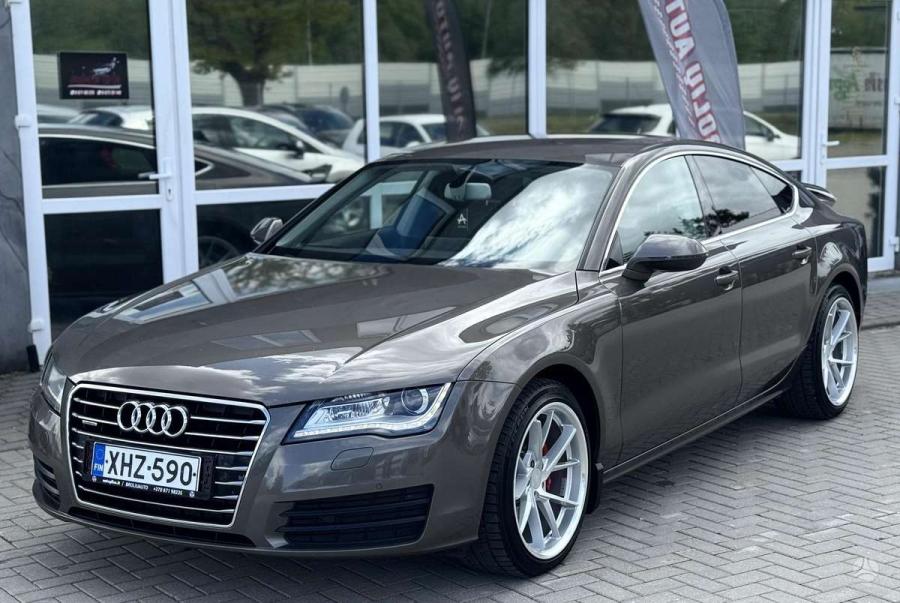 Brown Audi A7 Sportback 2011 in Radviliskis, with an engine capacity of 3.00 L and mileage of 270 thousand km for 11250 €, photo 6 on AUTOMOTO.COM.LV