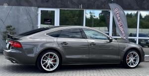 Brown Audi A7 Sportback 2011 in Radviliskis, with an engine capacity of 3.00 L and mileage of 270 thousand km for 11250 €, photo 9 on AUTOMOTO.COM.LV