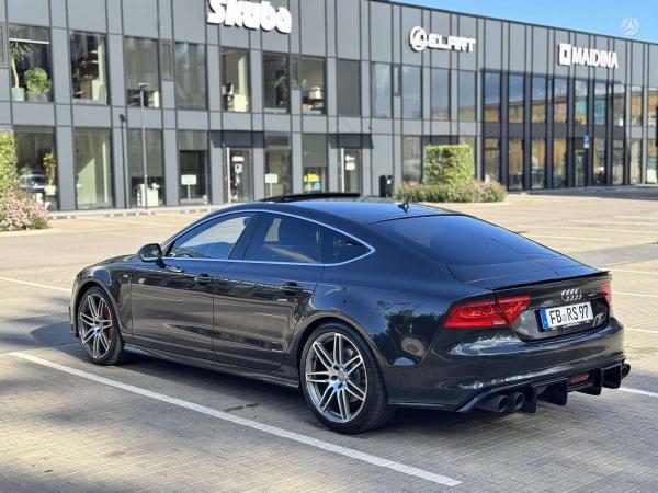 Brown Audi A7 Sportback 2012 in Vilnius, with an engine capacity of 2.97 L and mileage of 282 thousand km for 14200 €, photo 2 on AUTOMOTO.COM.LV