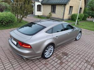Brown Audi A7 Sportback 2014 in Ogre, with an engine capacity of 3.00 L and mileage of 277 thousand km for 14100 €, photo 3 on AUTOMOTO.COM.LV