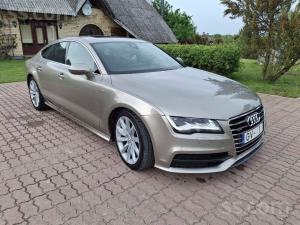 Brown Audi A7 Sportback 2014 in Ogre, with an engine capacity of 3.00 L and mileage of 277 thousand km for 14100 €, photo 4 on AUTOMOTO.COM.LV