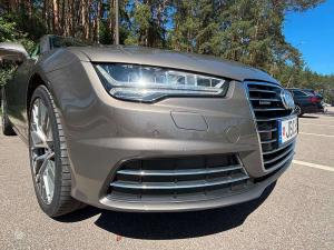 Brown Audi A7 Sportback 2015 in Kaunas, with an engine capacity of 1.98 L and mileage of 223 thousand km for 15300 €, photo 12 on AUTOMOTO.COM.LV