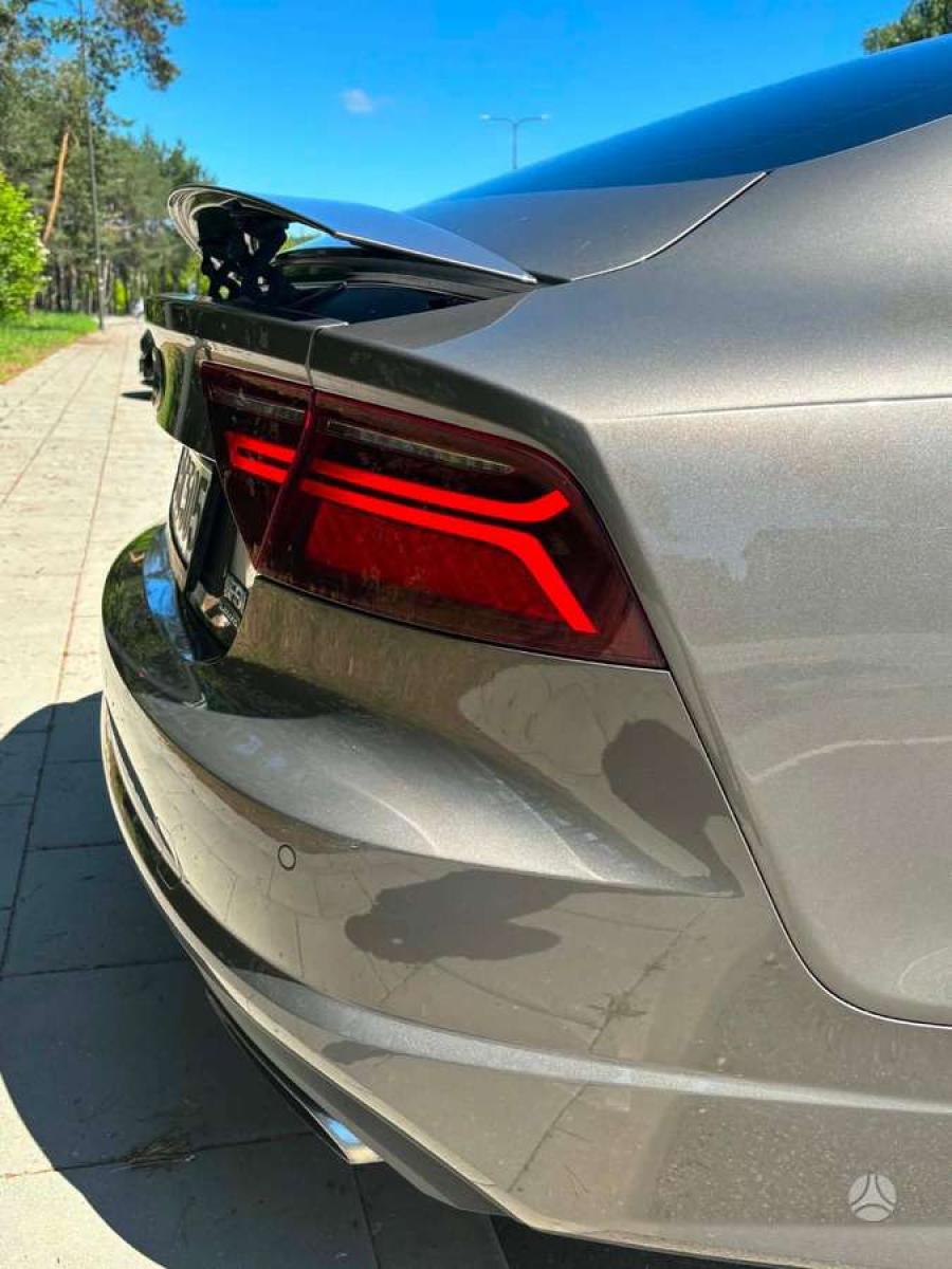 Brown Audi A7 Sportback 2015 in Kaunas, with an engine capacity of 1.98 L and mileage of 223 thousand km for 15300 €, photo 13 on AUTOMOTO.COM.LV