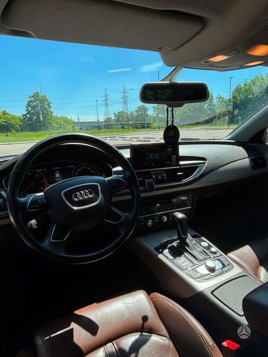 Brown Audi A7 Sportback 2015 in Kaunas, with an engine capacity of 1.98 L and mileage of 223 thousand km for 15300 €, photo 17 on AUTOMOTO.COM.LV