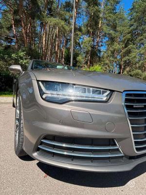 Brown Audi A7 Sportback 2015 in Kaunas, with an engine capacity of 1.98 L and mileage of 223 thousand km for 15300 €, photo 19 on AUTOMOTO.COM.LV