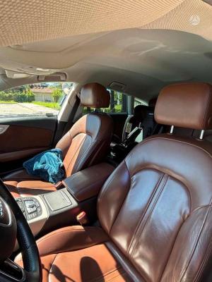 Brown Audi A7 Sportback 2015 in Kaunas, with an engine capacity of 1.98 L and mileage of 223 thousand km for 15300 €, photo 21 on AUTOMOTO.COM.LV