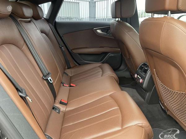 Brown Audi A7 Sportback 2016 in Klaipeda, with an engine capacity of 3.00 L and mileage of 193 thousand km for 19900 €, photo 10 on AUTOMOTO.COM.LV