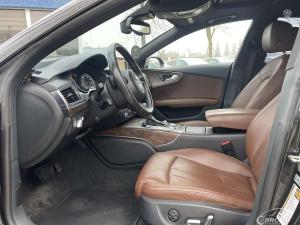 Brown Audi A7 Sportback 2016 in Klaipeda, with an engine capacity of 3.00 L and mileage of 193 thousand km for 19900 €, photo 18 on AUTOMOTO.COM.LV