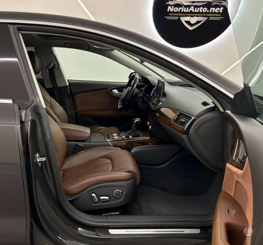 Brūns Audi A7 Sportback 2016 Marijampole, ar dzinēja tilpumu 2.97 L un nobraukumu 274 tūkst. km par 17650 €, foto 14 vietnē AUTOMOTO.COM.LV