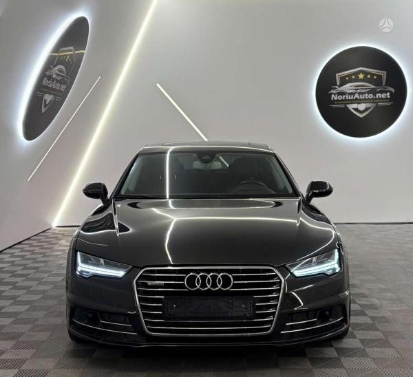 Brown Audi A7 Sportback 2016 in Marijampole, with an engine capacity of 2.97 L and mileage of 274 thousand km for 16999 €, photo 8 on AUTOMOTO.COM.LV