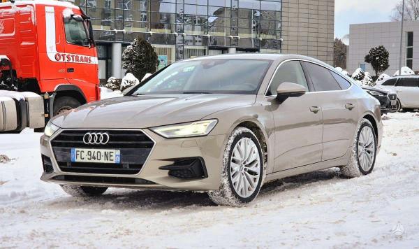 Brūns Audi A7 Sportback 2019 Viļņa, ar dzinēja tilpumu 1.97 L un nobraukumu 280 tūkst. km par 22600 €, foto 2 vietnē AUTOMOTO.COM.LV
