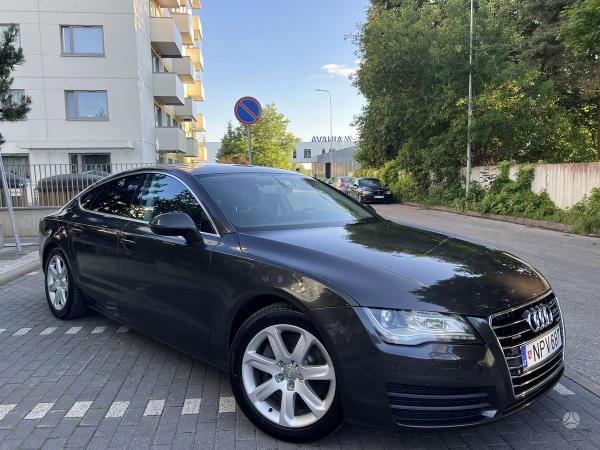 Brown Audi A7 Sportback 2011 in Vilnius, with an engine capacity of 3.00 L and mileage of 400 thousand km for 8300 €, photo 1 on AUTOMOTO.COM.LV