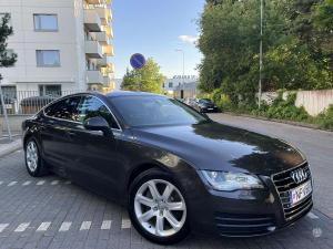 Brūns Audi A7 Sportback 2011 Viļņa, ar dzinēja tilpumu 3.00 L un nobraukumu 400 tūkst. km par 8300 €, foto  vietnē AUTOMOTO.COM.LV