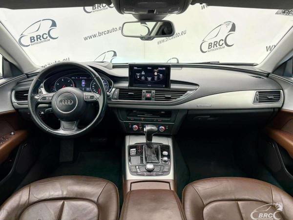 Brown Audi A7 Sportback 2011 in Vilnius, with an engine capacity of 2.97 L and mileage of 275 thousand km for 10900 €, photo 4 on AUTOMOTO.COM.LV