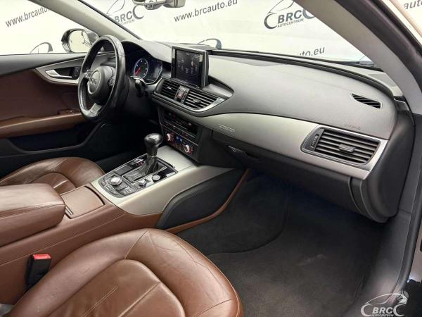 Brown Audi A7 Sportback 2011 in Vilnius, with an engine capacity of 2.97 L and mileage of 275 thousand km for 10900 €, photo 8 on AUTOMOTO.COM.LV