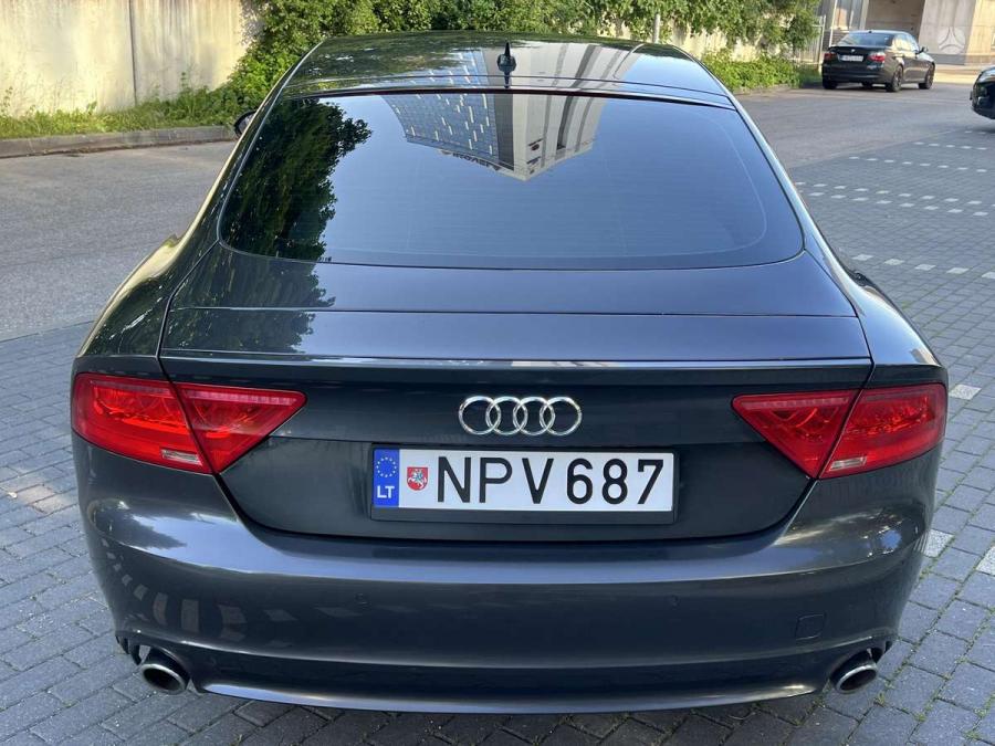 Brūns Audi A7 Sportback 2011 Viļņa, ar dzinēja tilpumu 3.00 L un nobraukumu 350 tūkst. km par 8400 €, foto 5 vietnē AUTOMOTO.COM.LV