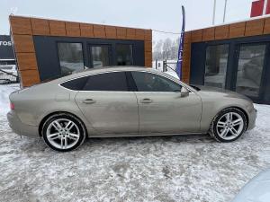 Brown Audi A7 Sportback 2012 in Kaunas, with an engine capacity of 3.00 L and mileage of 272 thousand km for 10950 €, photo 5 on AUTOMOTO.COM.LV